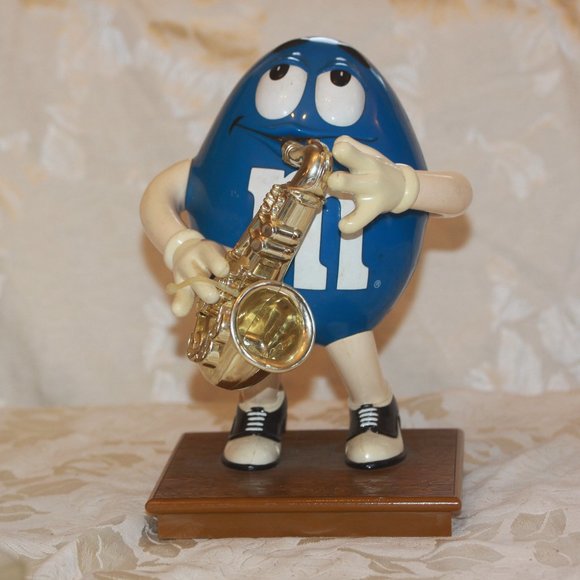 M&M'S | Toys | Mms Blue Saxophone Player Candy Dispenser | Poshmark